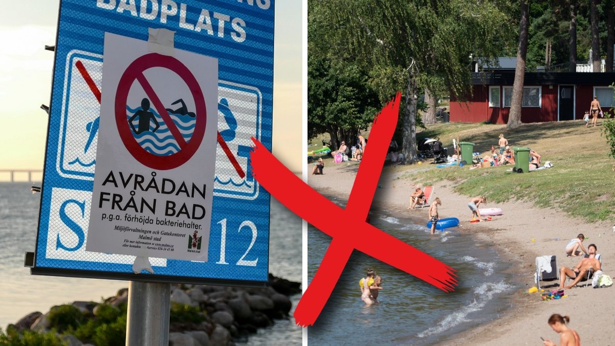 Populära turistkommunerna avråder från bad: "Stora problem"